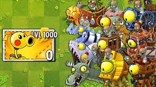Plants Vs Zombies 2 Mod Peashooter Level 1000 Vs All Doovi