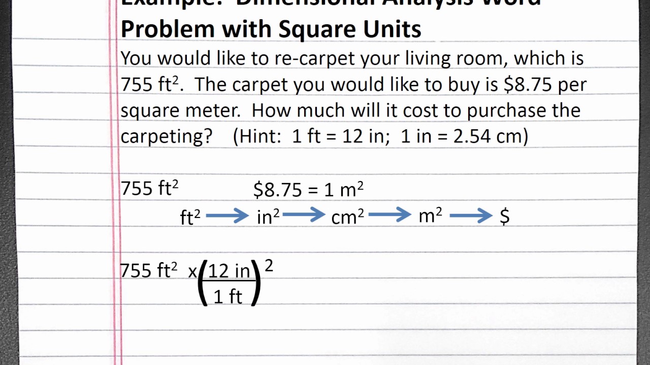 Dimensional Analysis Problems Worksheet Owhentheyanks