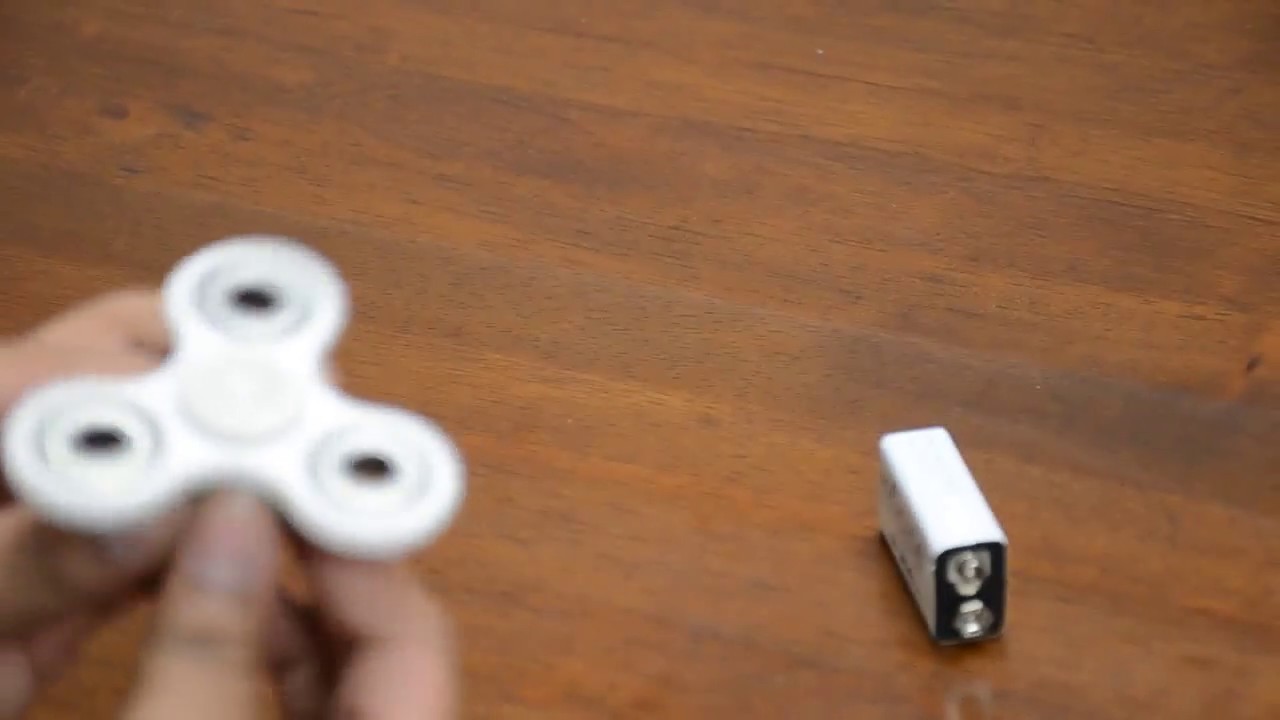 How To Make An Electric Fidget Spinner Youtube