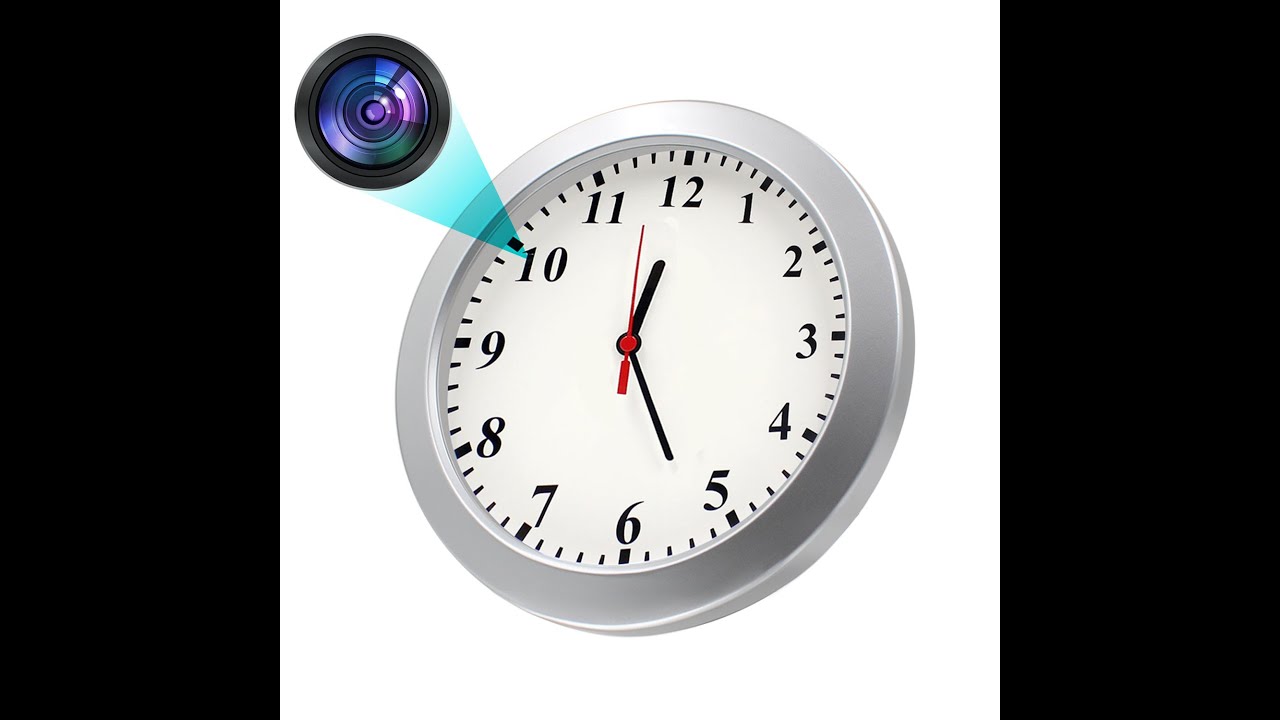 How To Use Fissioner Hm20 Wall Clock Camera No Wi Fi Youtube