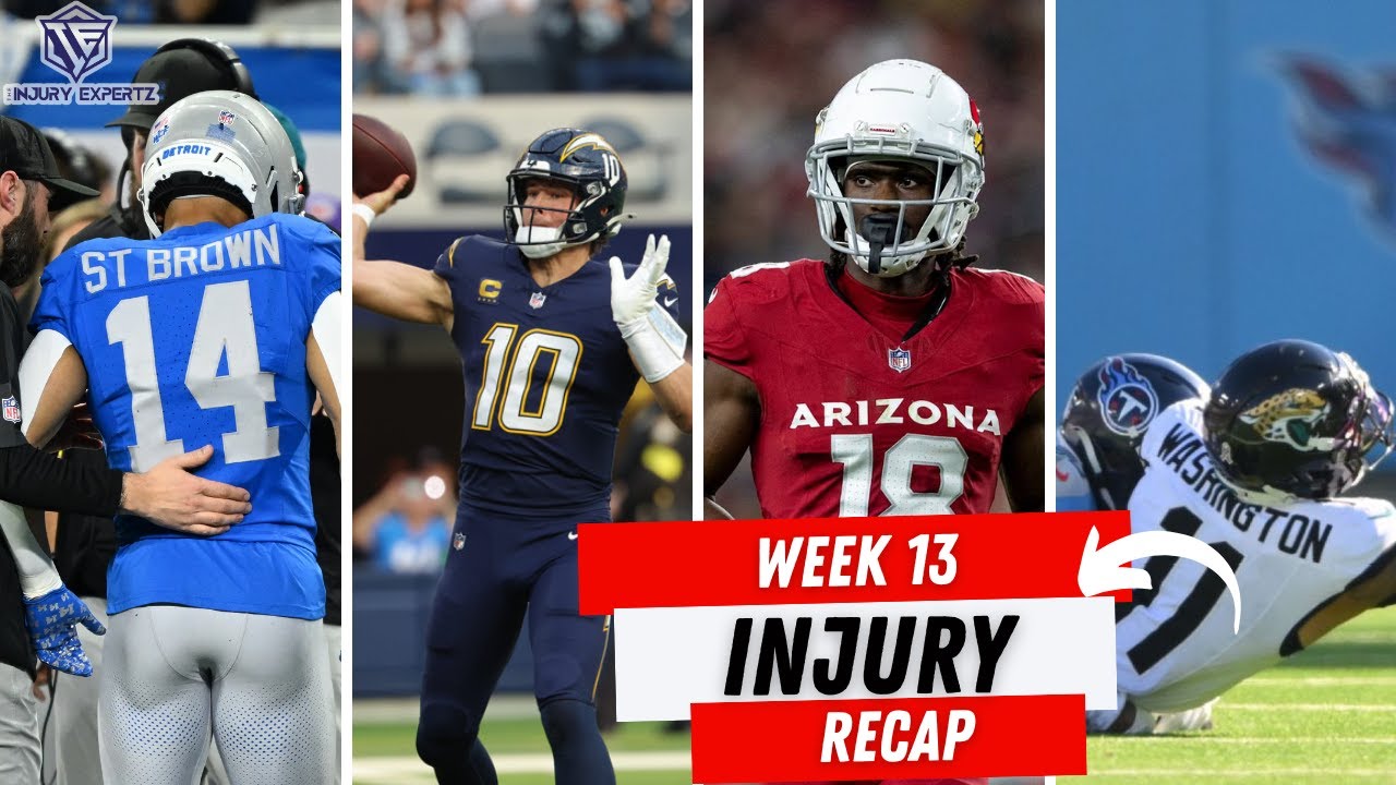 2025 Nfl Season Week 13 Injury Recap Youtube