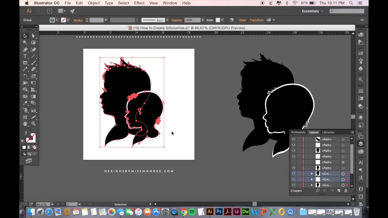 Infographic Tutorial Illustrator Beginner Projects For Silhouette
