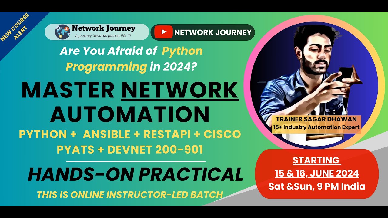 New Course Alert Learn Master Network Automation Python Ansible