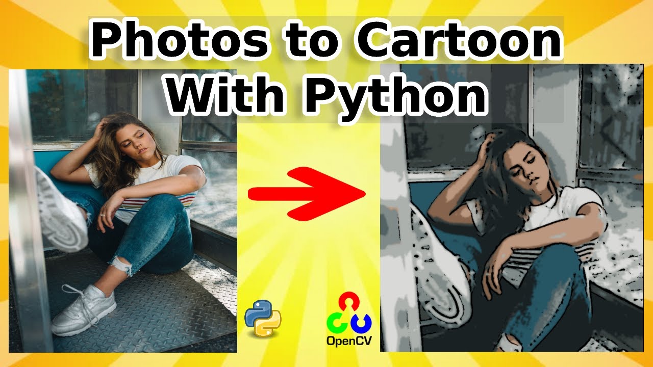 Turning Photos Into Cartoons Using Python Cartoon Effect Convert