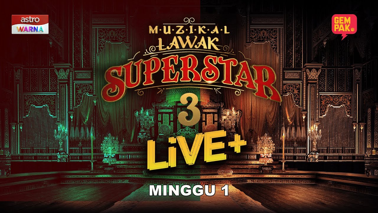 Live Muzikal Lawak Superstar 3 Live Minggu 1 Youtube