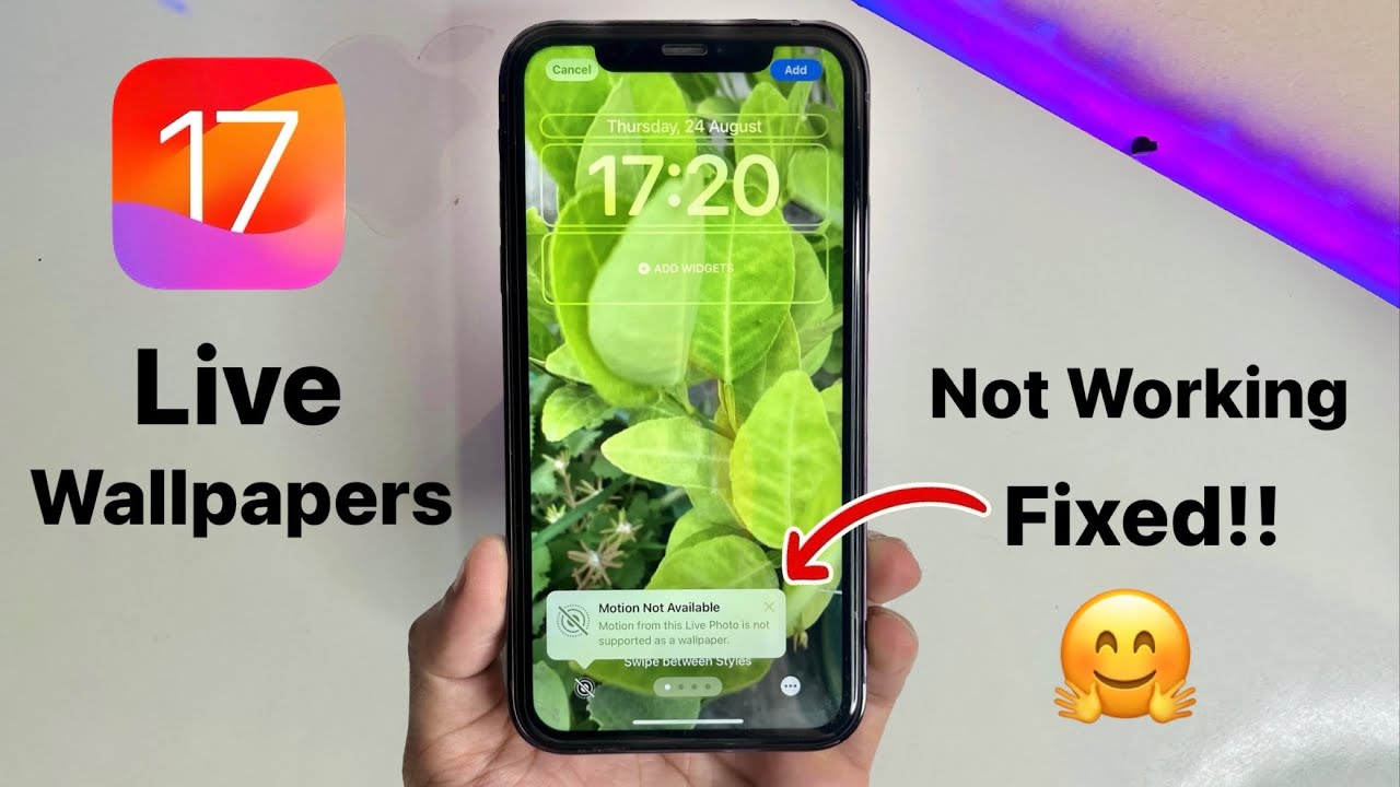 Ios 17 Live Wallpapers Are Not Working On Iphone Fixed How To Enable