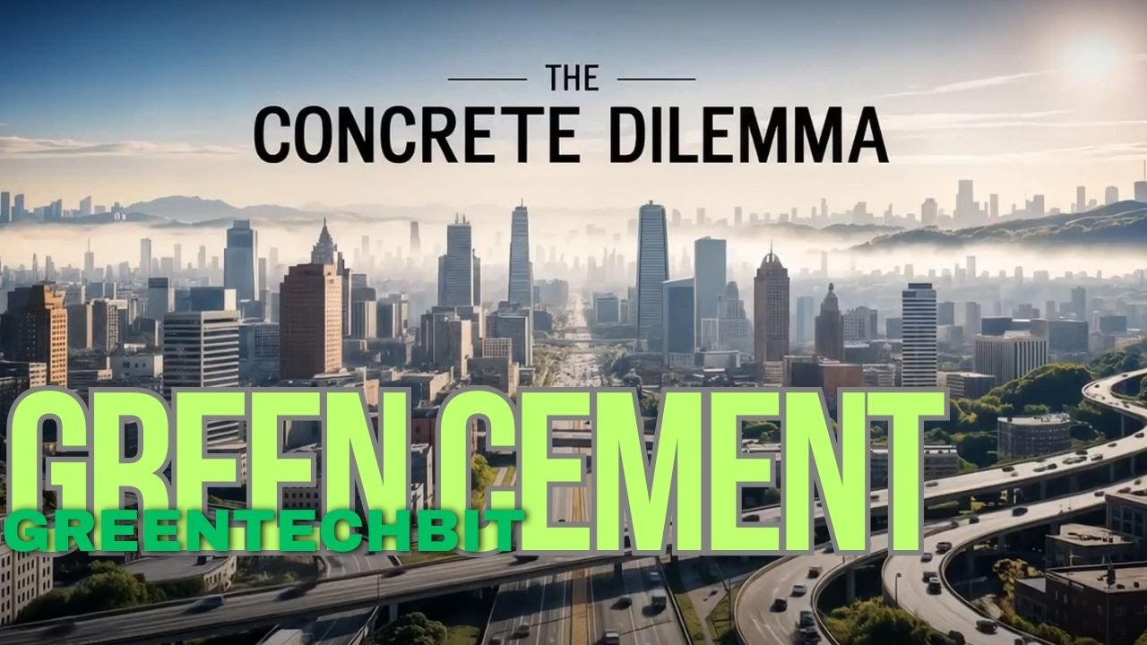 Green Cement Concrete Building A Low Carbon Future Youtube