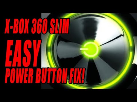 Xbox 360 Slim Faulty Power Button Easy Fix Watch First Save Time