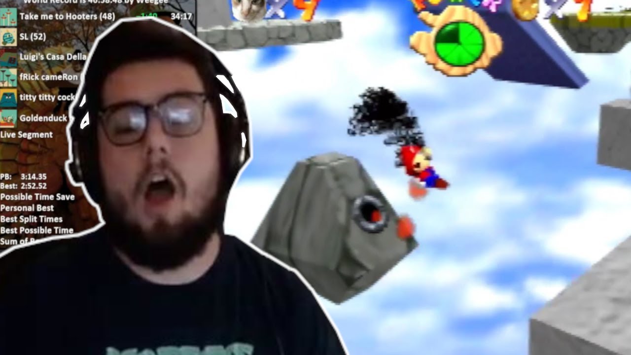 Super Mario 64 Speedrunning Highlights 16 Youtube