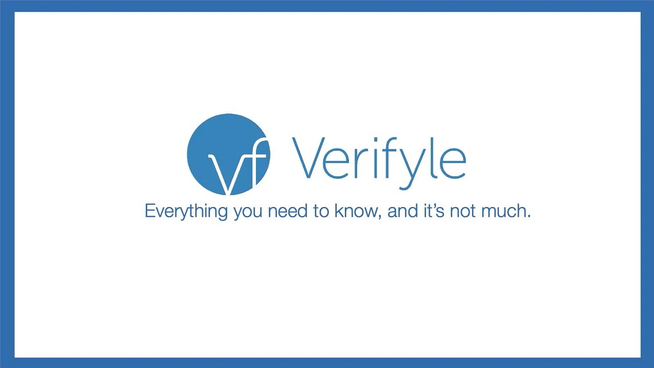 Getting Started In Verifyle Youtube