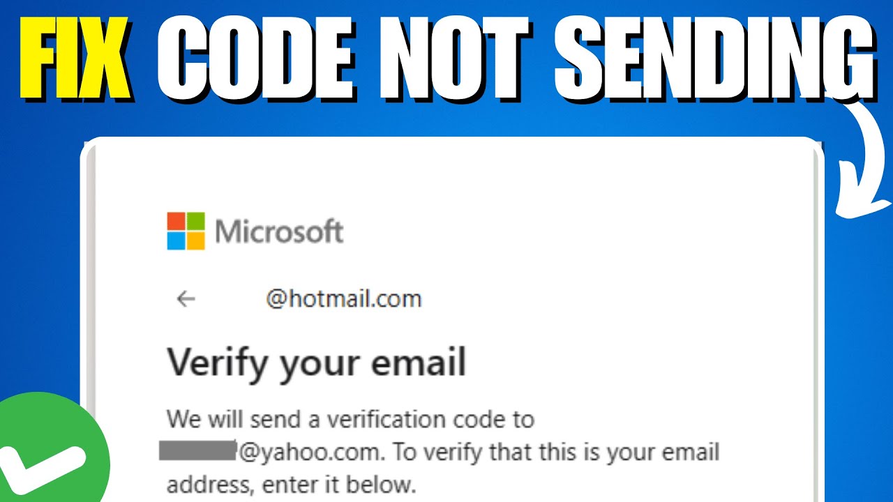 Microsoft Not Sending Verification Code Email How To Fix Youtube