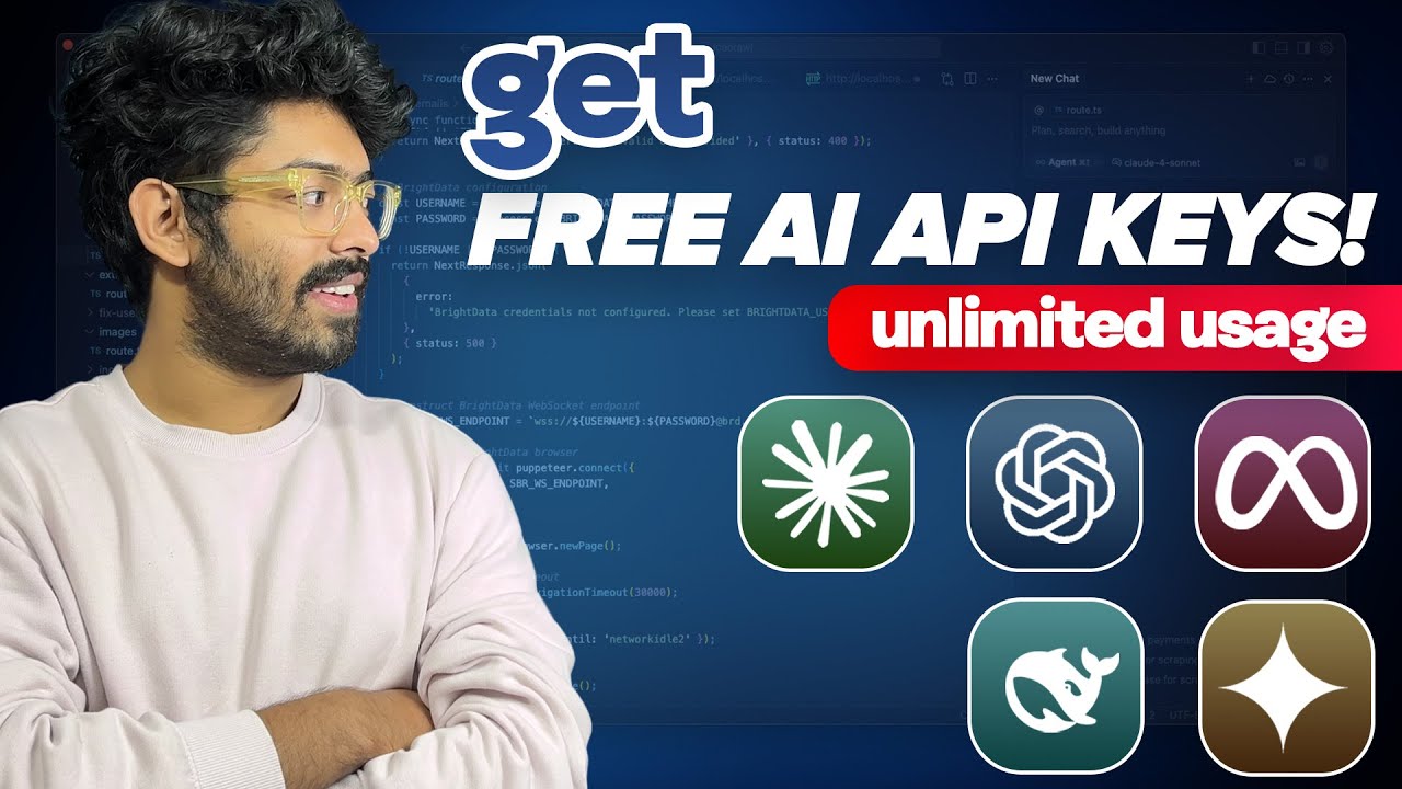 2 Ways To Get Free Ai Api Keys Unlimited Gemini Deepseek Kimi