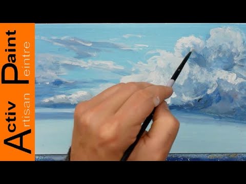 Art 005 I Learn To Paint Clouds With Art Of John Magne Lisondra Youtube