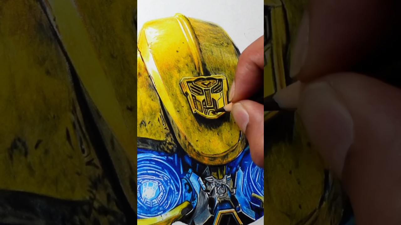 Bumblebee Time Lapse Transformers Artology Pencildrawing Youtube
