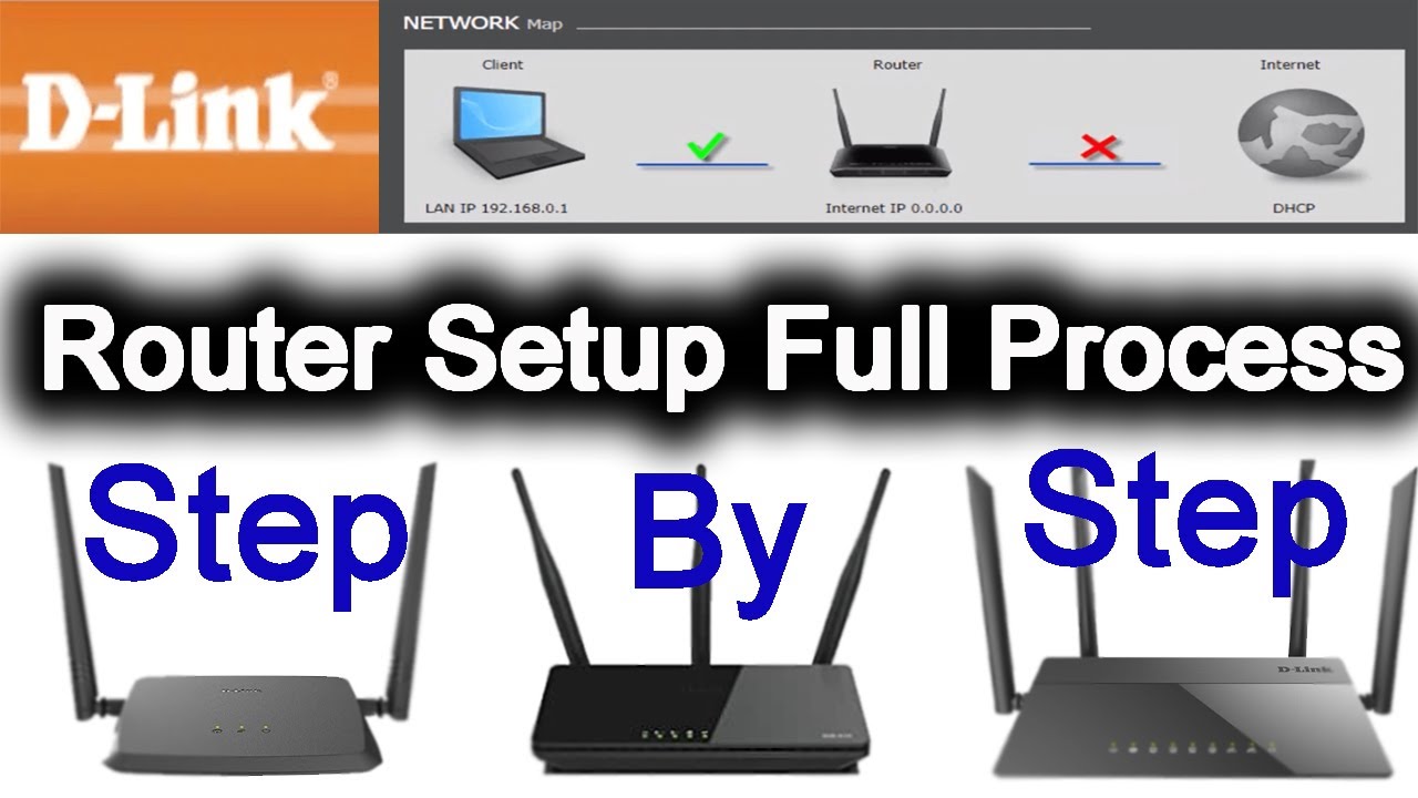 D Link Router Configuration How To Setup D Link Wifi Router Step By