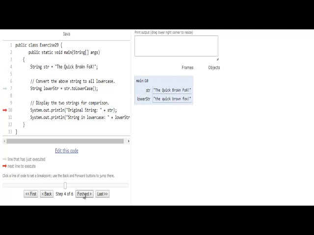 Java String Subsequence Method W3resource