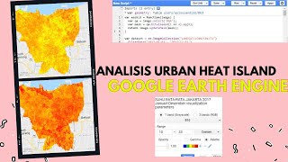 Google Earth Engine Tutorial 40 Urban Heat Island Detection Using