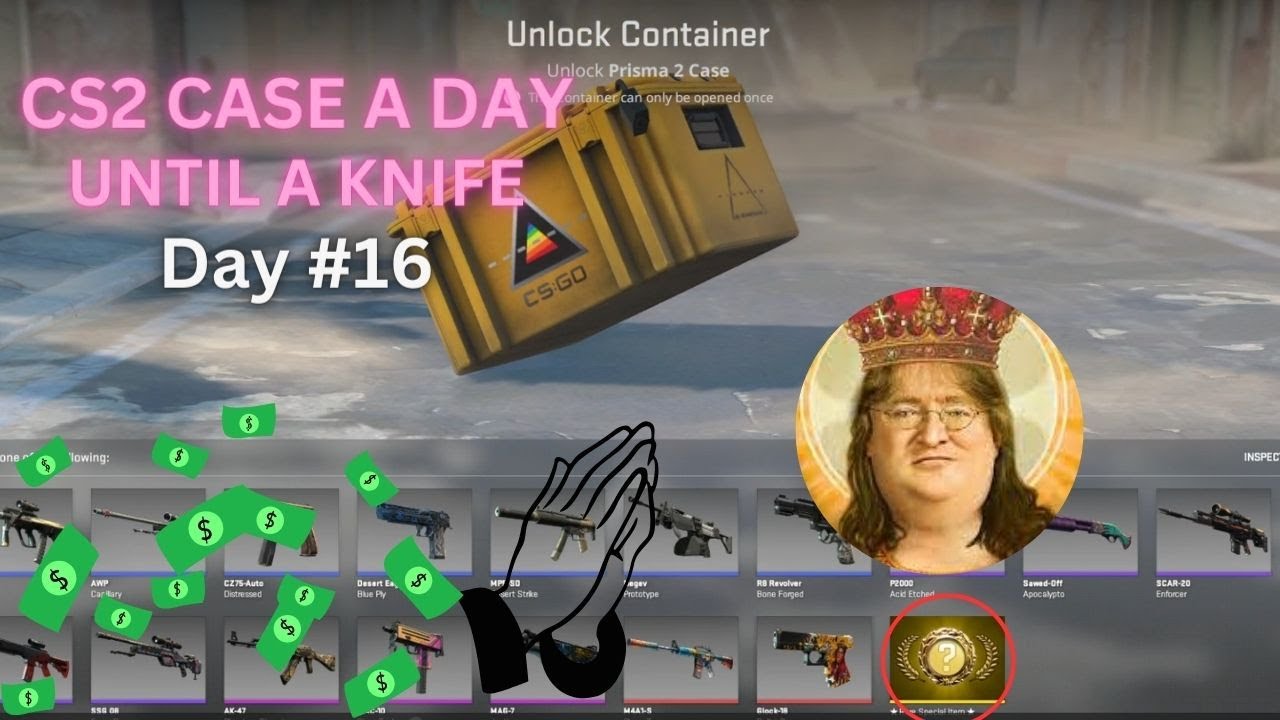 Opening A Cs2 Case Every Day Until I Get A Knife Day 16 Youtube