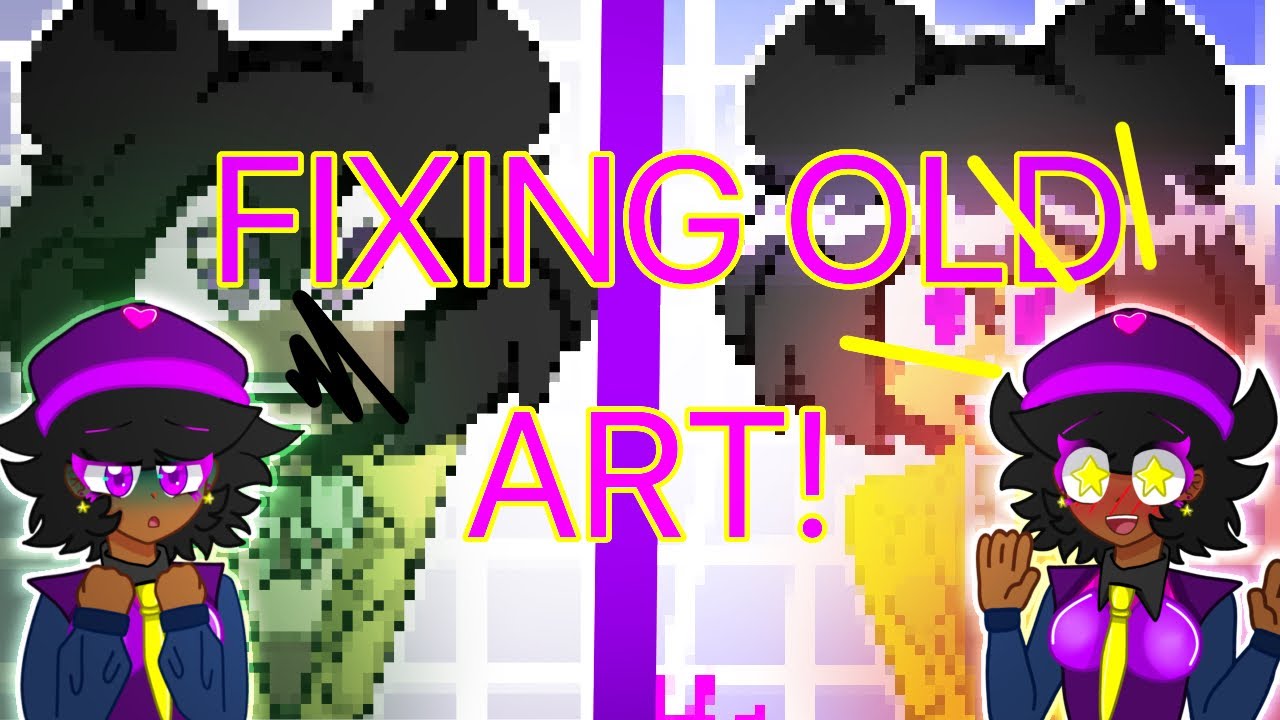 Fixing My Old Art ёяш ёяшь Part 2 Youtube