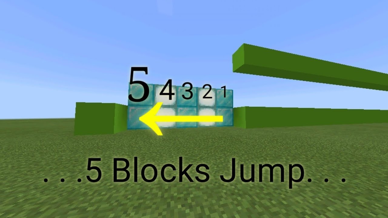 Minecraft 5 Blocks Jump Youtube