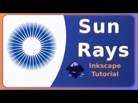 A Quick And Dirty Way To Make Sun Rays In Inkscape Within 3 Mins Youtube