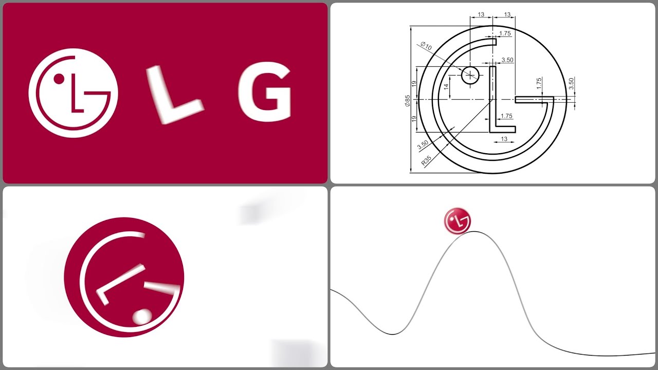 Lg Logo Intro Compilation 4 Shapes Youtube