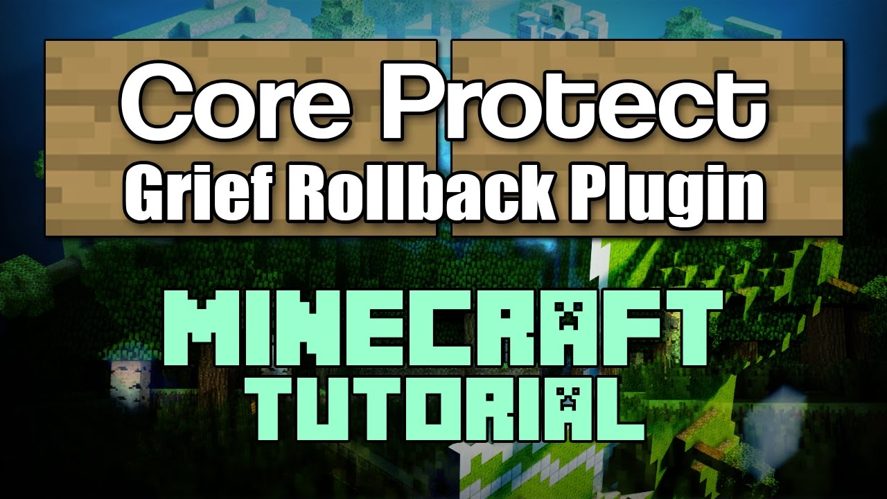 Coreprotect Plugin Tutorial Minecraft Youtube