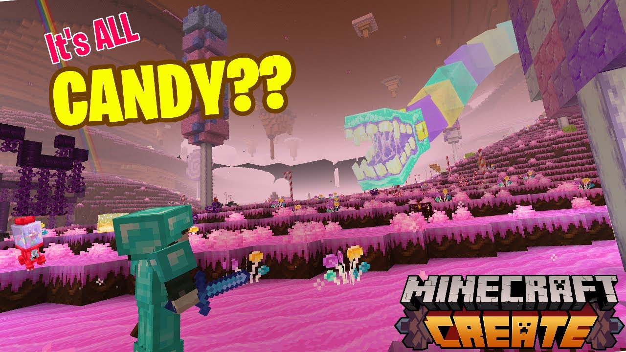 This Entire Biome Is Made Of Candy Create 6 Feet Under Youtube