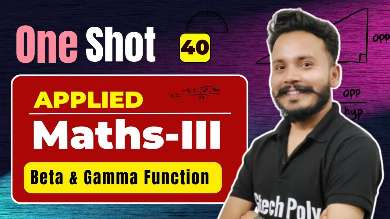 Applied Mathematics Iii Lecture 3 Chapter 13 Beta Gamma Function