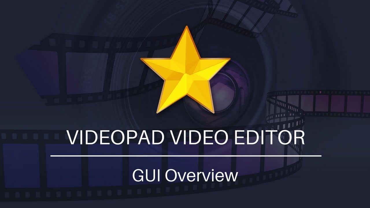 Videopad Video Editor Tutorial Gui Overview Youtube