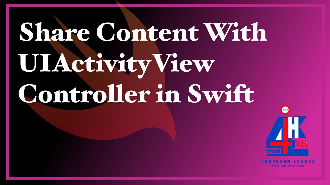 Share Content From Your App With Uiactivityviewcontroller In Swift