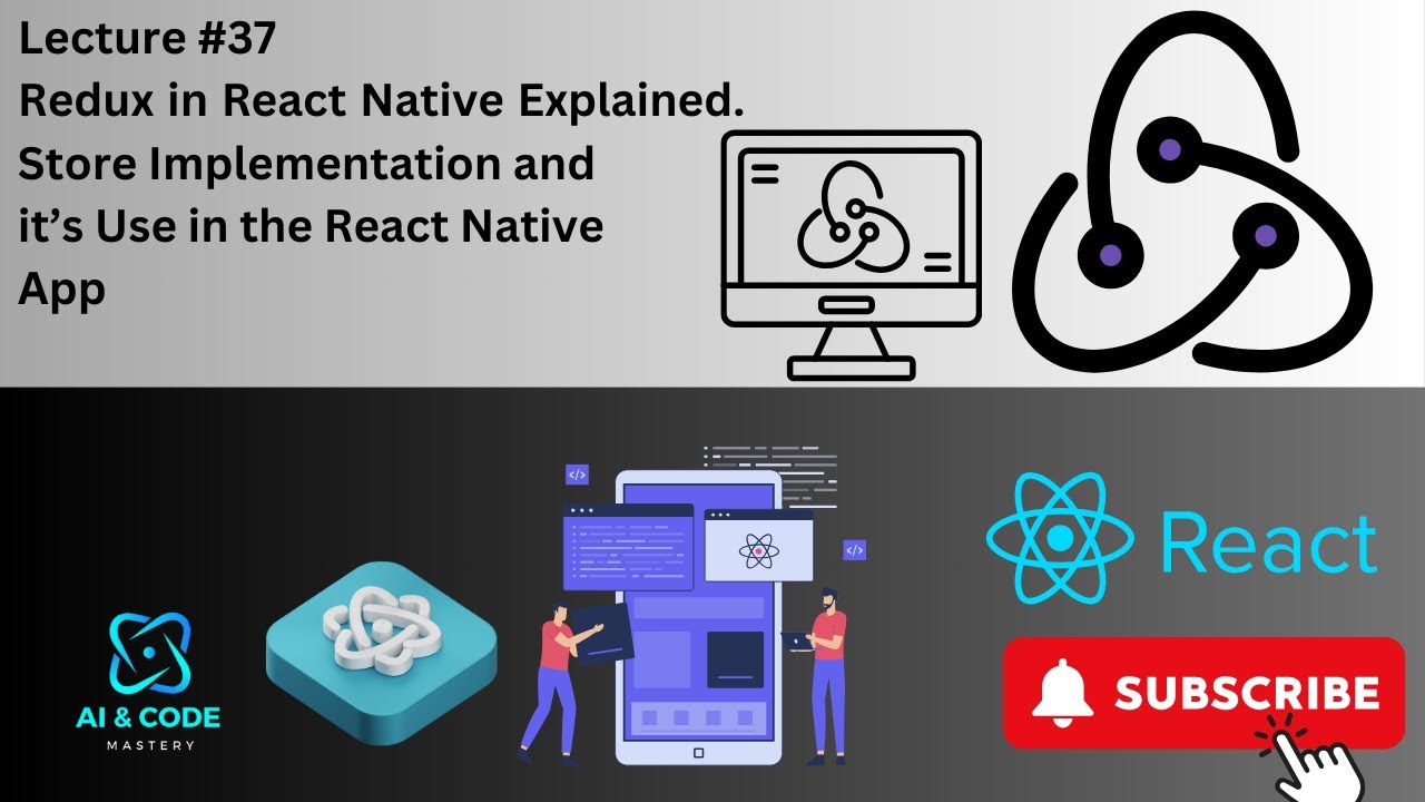 React Native Tutorial Lecture 37 Redux In React Native Stores