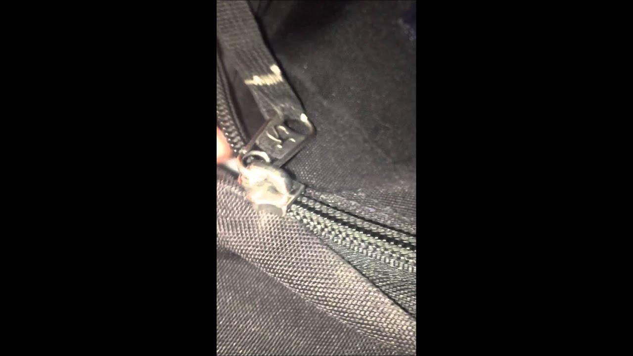 How To Fix A Zipper That Is Stuck On Your Backpack Youtube