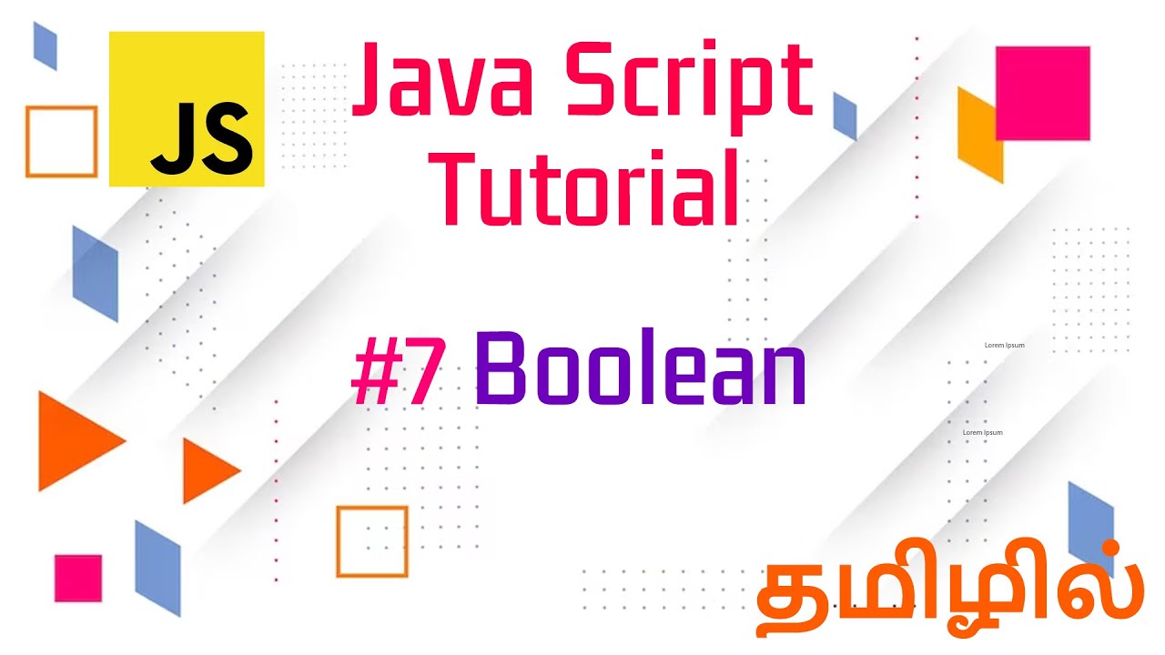 7 Javascript Boolean Youtube