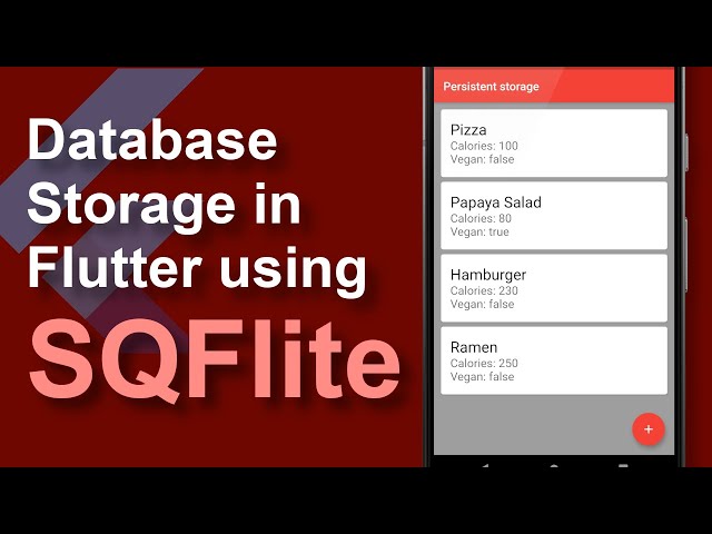 Visually Manage Your Flutter Sqflite Database