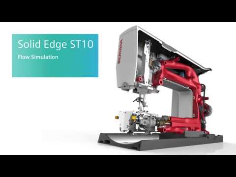 Cfd Simulation In Solid Edge St10 Youtube