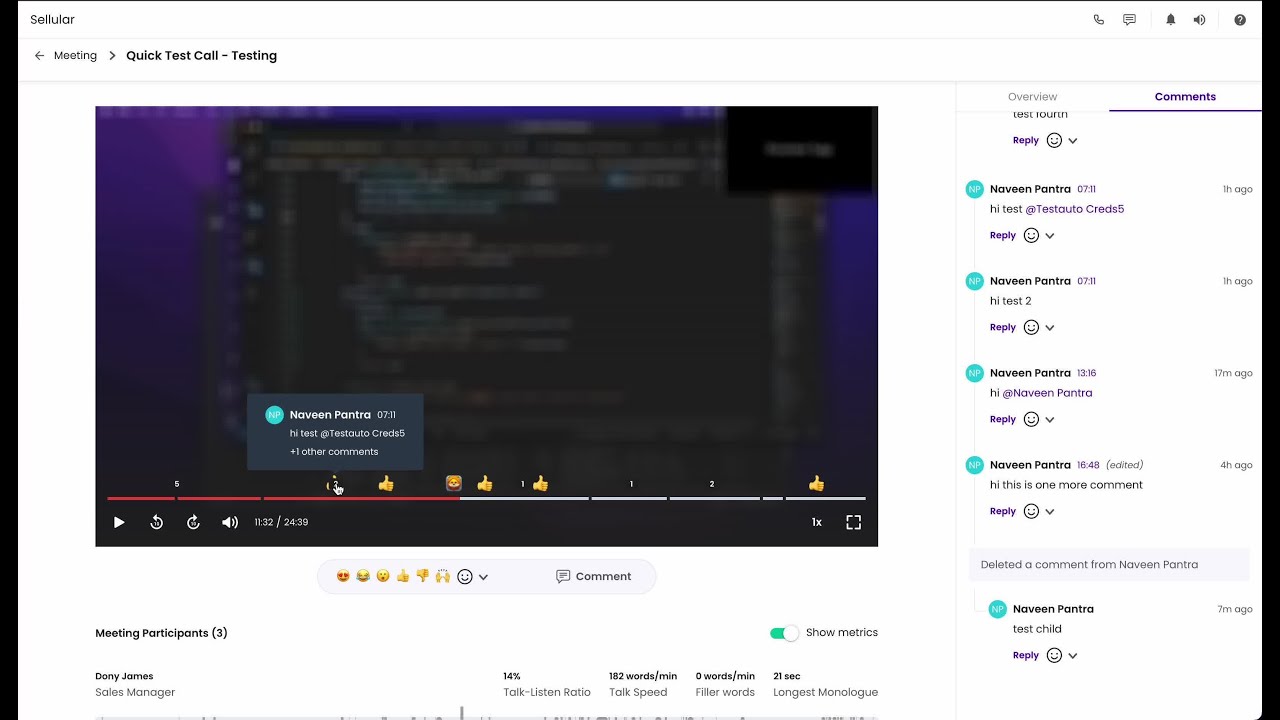 Video Player React Custom Controls Comments Chapters Youtube