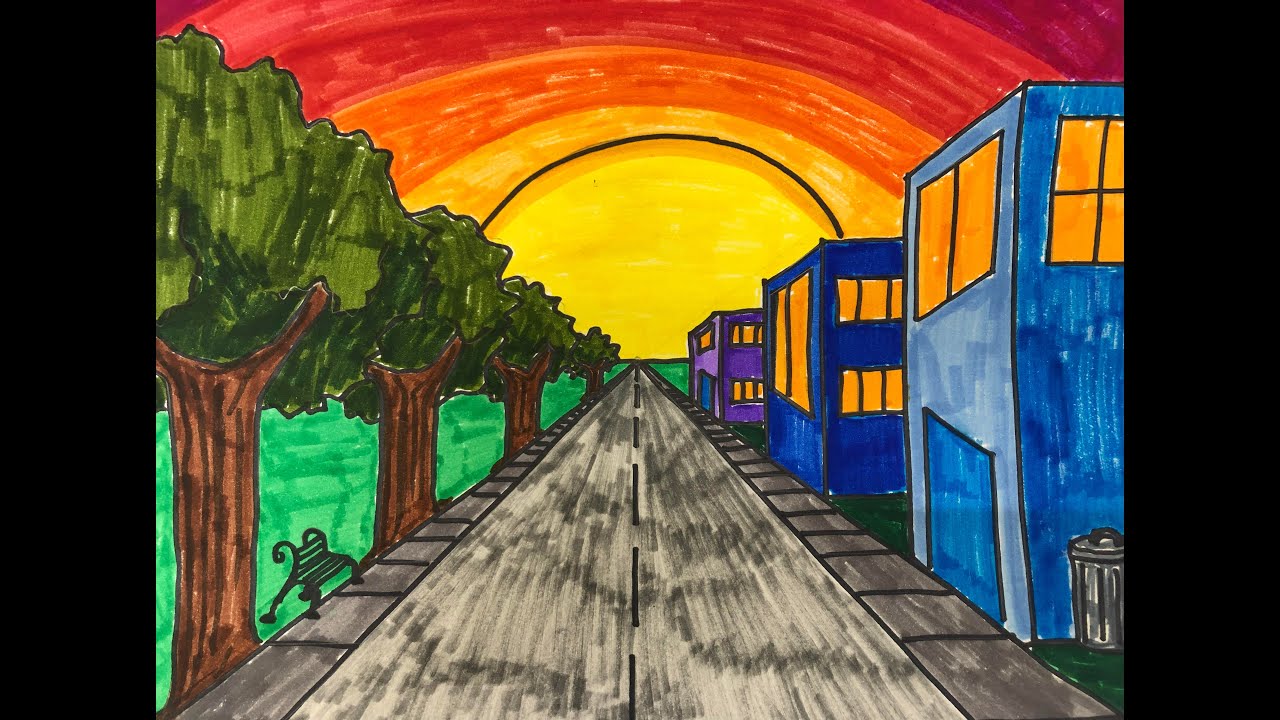 What Is One Point Perspective Drawing For Kids Infoupdate Org