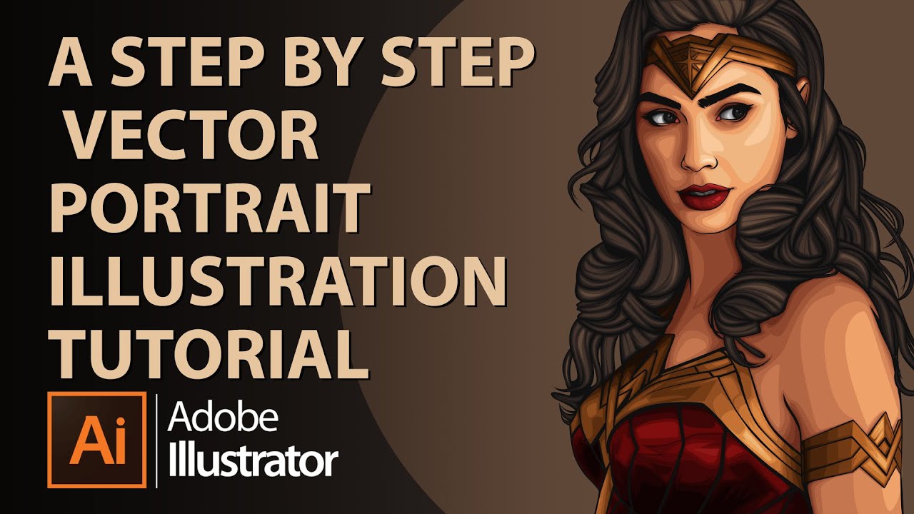 Step By Step Vector Portrait In Adobe Illustrator 2020 Vector Art
