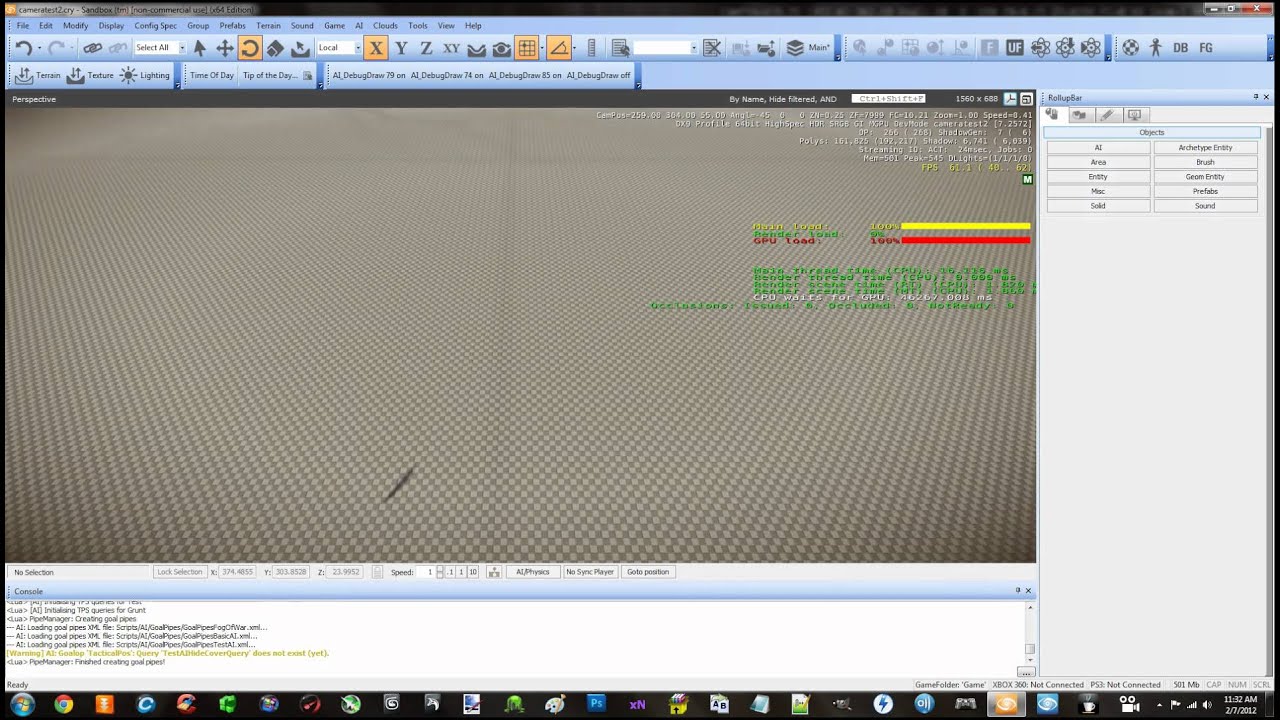 Create A Basic Rts Camera Via Flowgraph In Cryengine 3 Sdk Tutorial