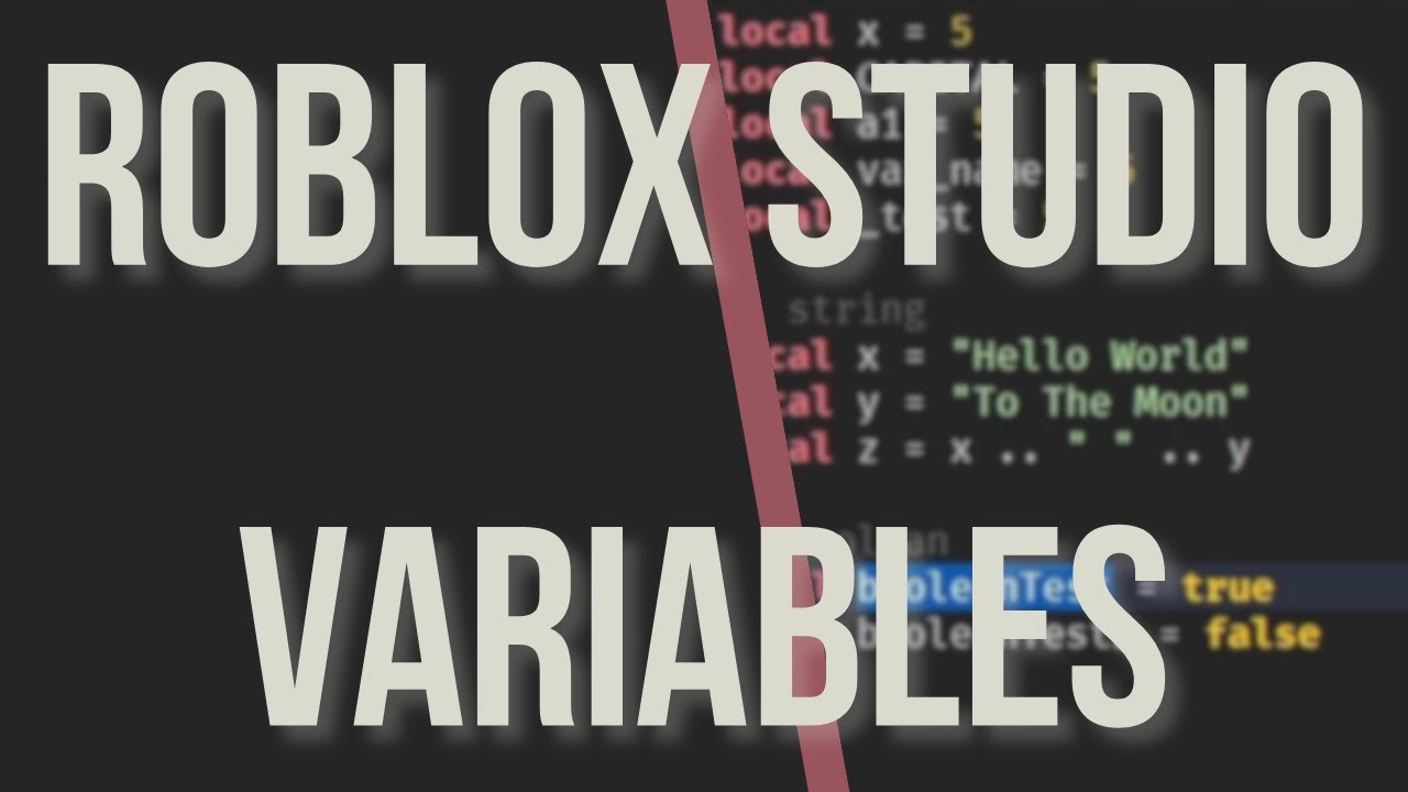 Beginner Roblox Studio Scripting Variables Youtube
