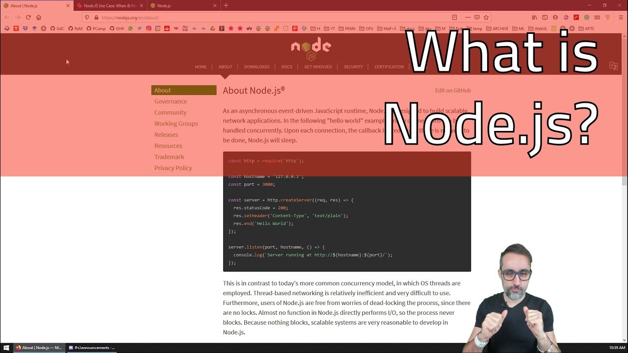 2 1 What Is Node Js Fun With Websockets Youtube
