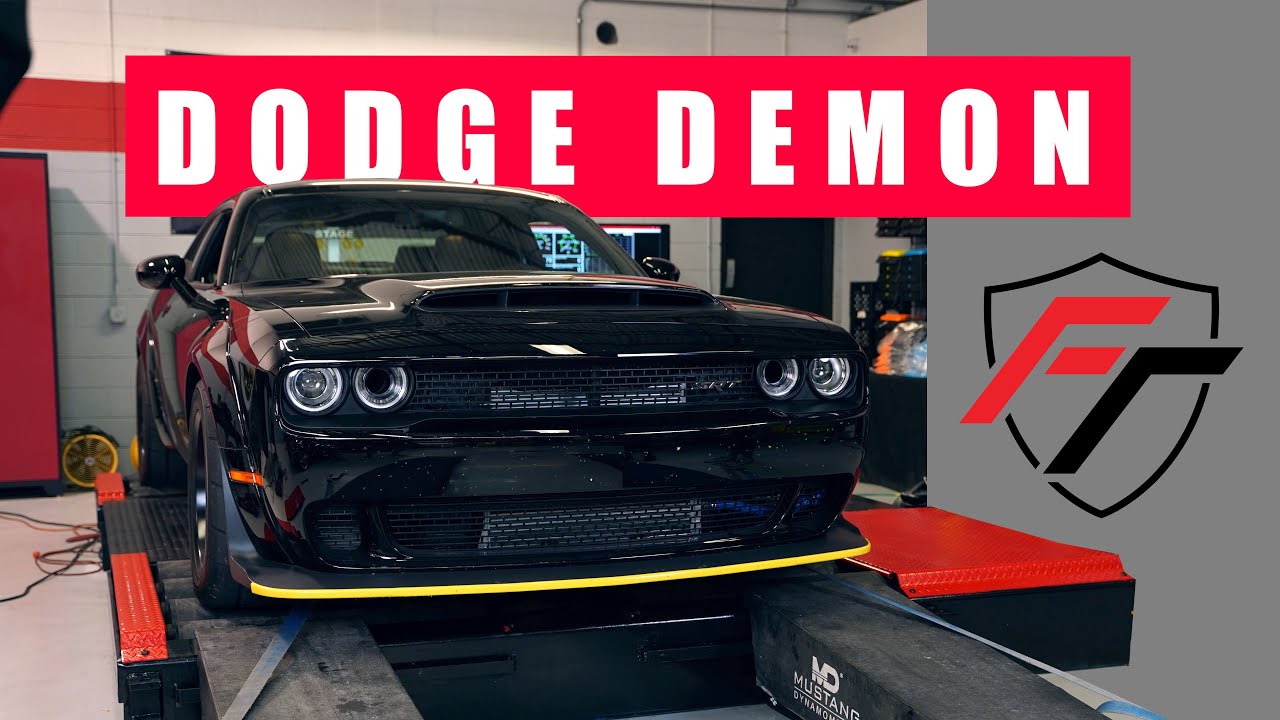 Nitrous Dodge Demon Dyno Tuning Youtube