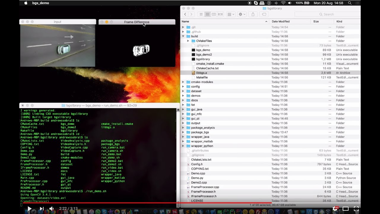 Build Execute Bgslibrary On Macosx Using Cmake Youtube