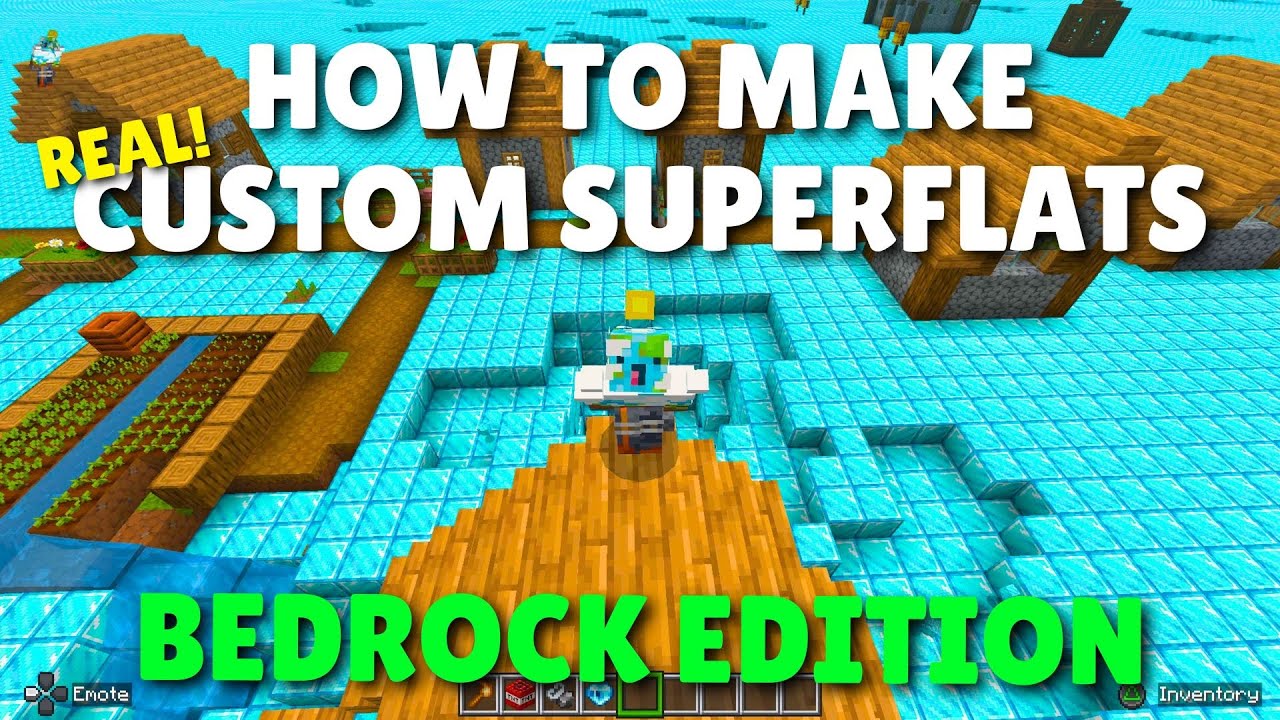 How To Make Real Custom Superflats On Minecraft Bedrock Edition рџ ї
