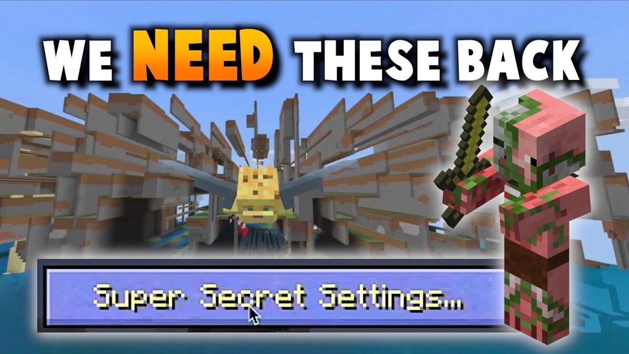 We Need These 10 Removed Minecraft Features Back Youtube
