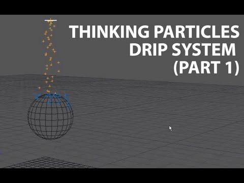 Cinema4d Tutorial Thinking Particles Simple Drip System Part 1