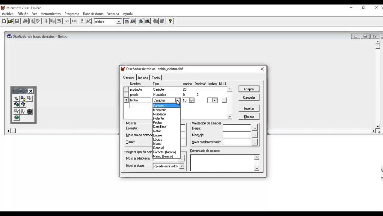 Tutorial Visual Fox Pro Youtube