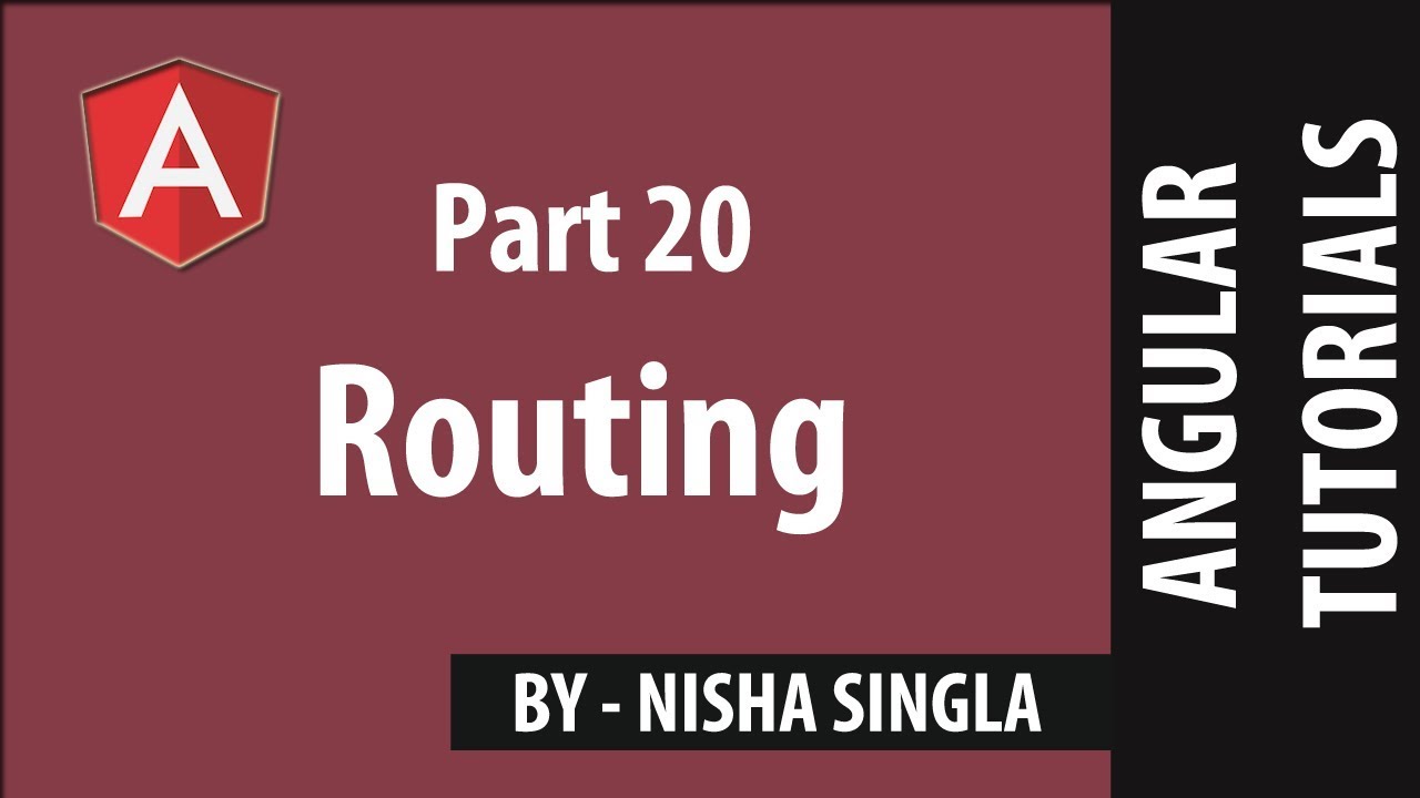 Routing Angular Tutorial 20 Youtube