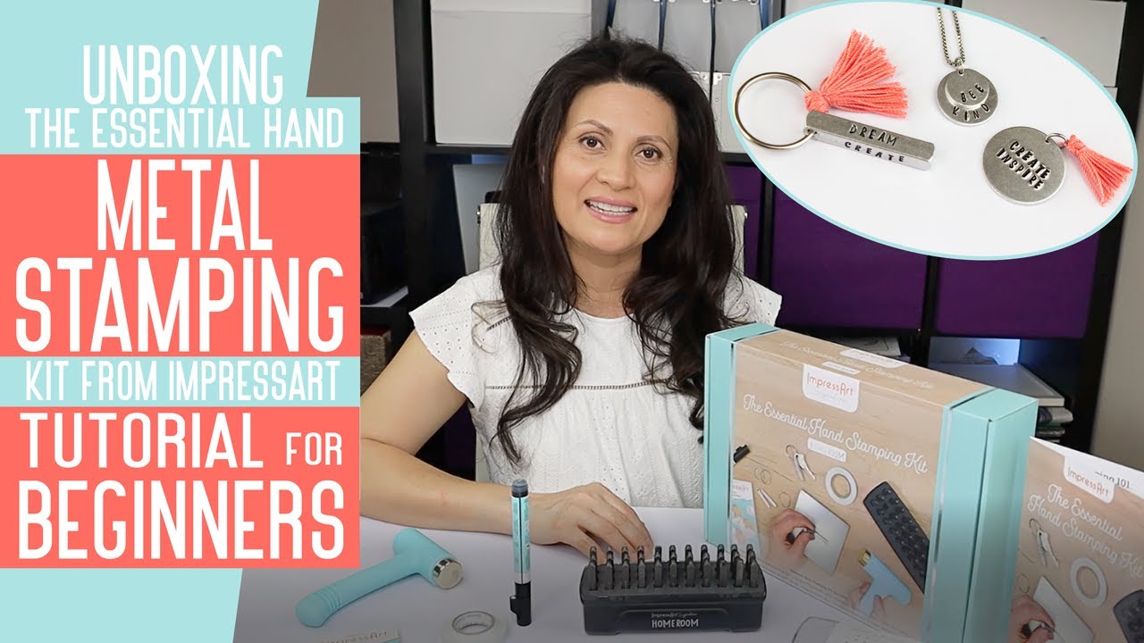 Diy Metal Stamping Tutorial For Beginners Unboxing The Hand Stamping